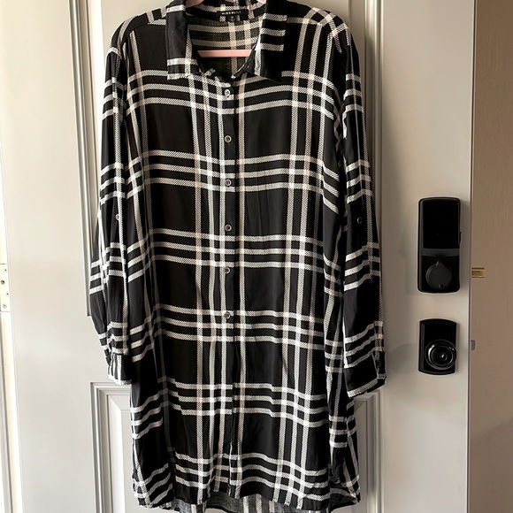 Miss Lili | Dresses | Button Down Plaid Shirtdress | Poshmark